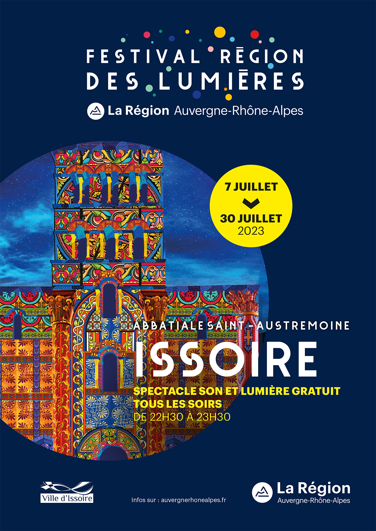 Festival Région des Lumières – Ville d'Issoire